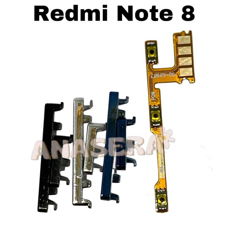 Jual Tombol Luar On Off Volume + Flexible On Off Volume Redmi Note 8 Komplit | Shopee Indonesia
