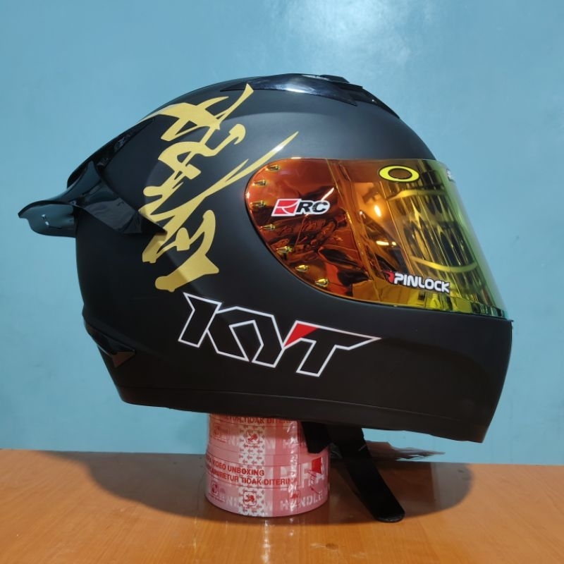 Jual Helm Kyt R-10, (Modif Paket Ganteng) Helm Full face stiker kenji ...