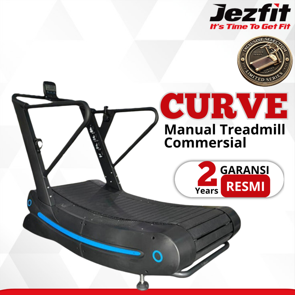 Jual Alat Fitness Big Treadmill Manual Curve Jezfit Alat Olahraga ...