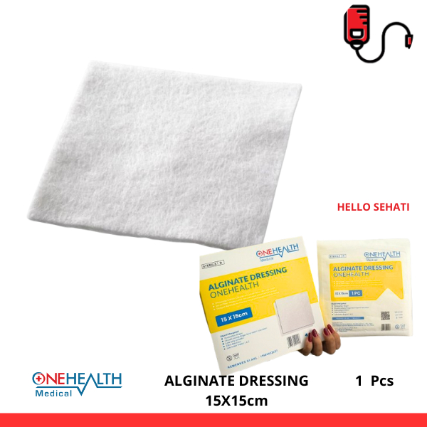 Jual Plester Alginate Wound Dressing 15x15cm Penutup Luka Onehealth 1 ...