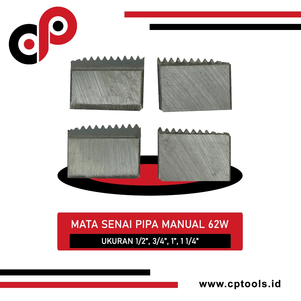 Jual Mata Senai Pipa Manual Model Ridgid 1/2", 3/4", 1", 1 1/4 ...