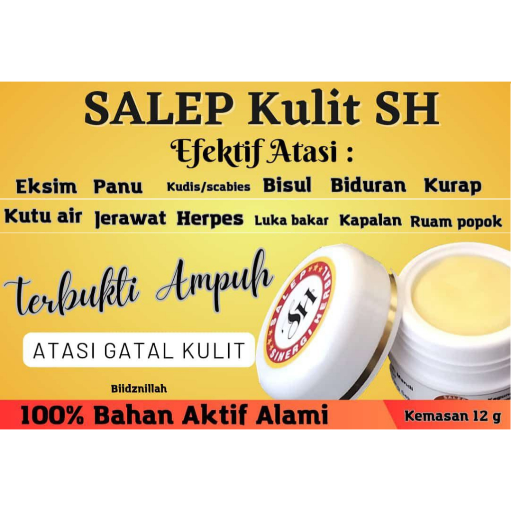 Jual Salep Kulit Gatal SH Untuk Gatal Jamur, Kadas, Kudis, Kutu Air ...