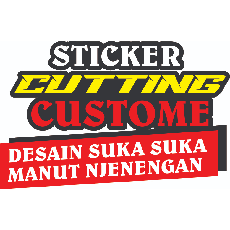 Jual CUTTING STICKER LOGO KOMUNITAS, USAHA, CAR BRANDING, CUSTOM DESAIN ...