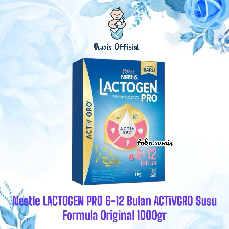 Jual Nestle LACTOGEN PRO 6-12 Bulan ACTiVGRO Susu Formula Original ...