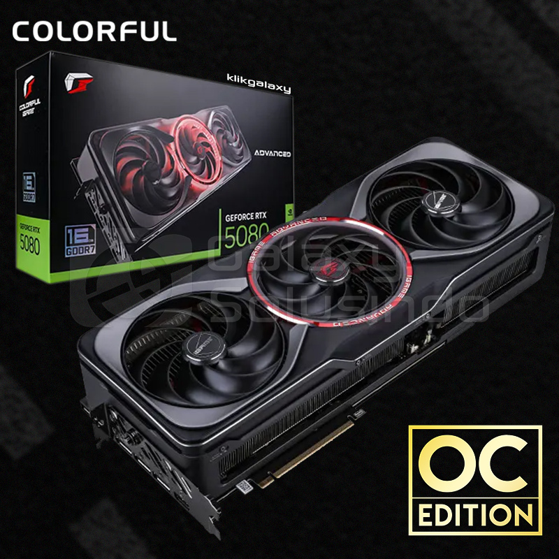 Jual COLORFUL GeForce RTX 5080 iGame Advanced OC 16GB-V GDDR7 - VGA ...