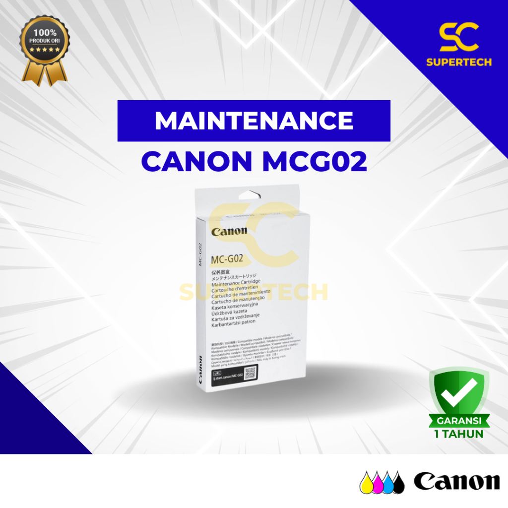 Jual Maintenance Cartridge MC-G02 MC G02 MCG02 Ori! Pembuangan CANON G1020 G2020 | Shopee Indonesia