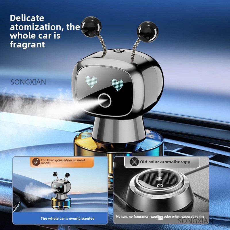 Jual Smart Parfum AI Robot Diffuser Mobil / Air Purifier Mobil / Parfum Mobil / Aromaterapi ...