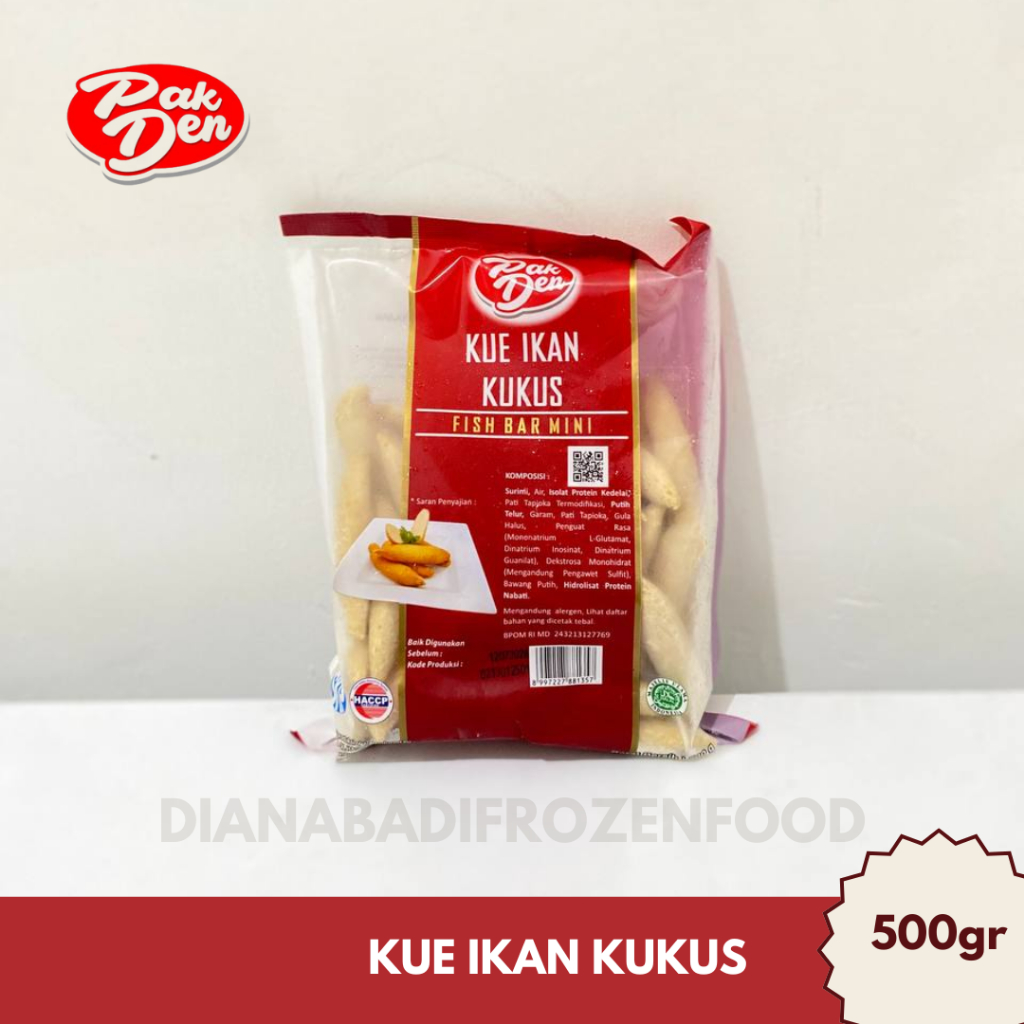 Jual PAK DEN Fish Bar (Kue Ikan Kukus) 500gr Murah | Shopee Indonesia