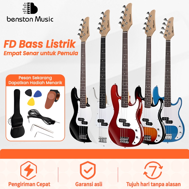 Jual Bass Listrik / Bass Listrik Empat Senar / Set Pemula / Bass ...