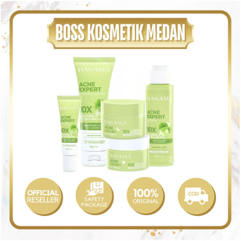 Jual Hanasui (Paket ISI 5) Acne Expert Series(HIJAU) - Mengurangi ...