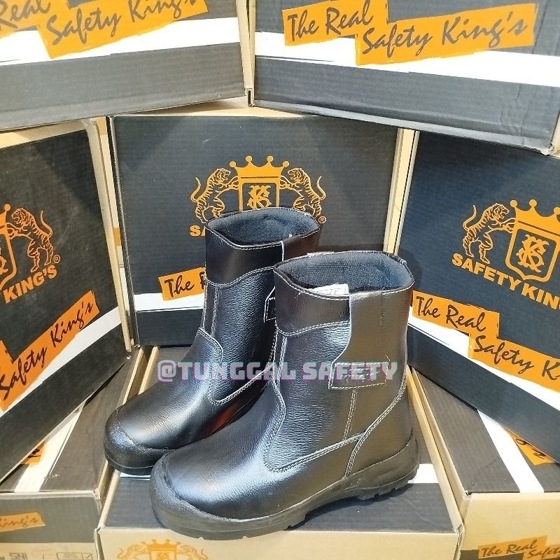 Jual Sepatu Safety Kings 805 Hitam Dan Coklat / Sepatu Safety Kings Kwd ...