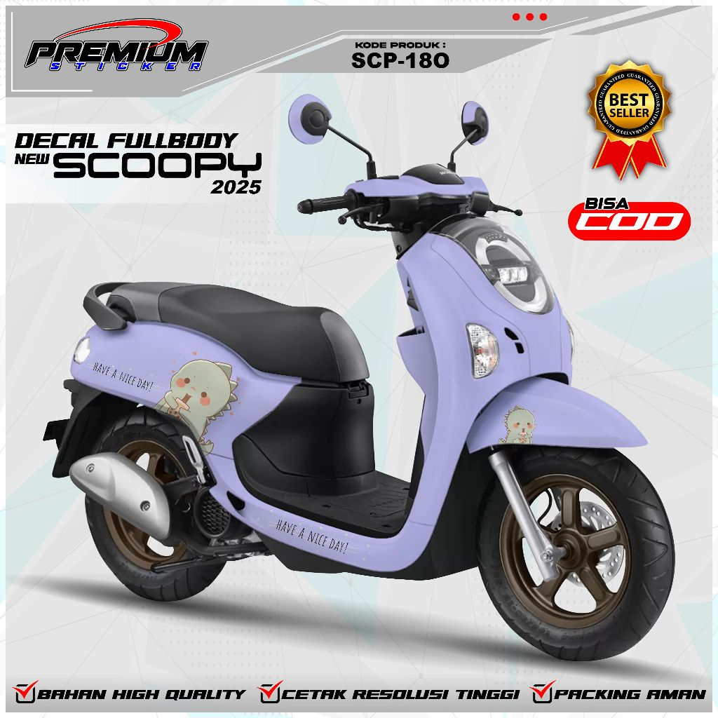 Jual STIKER DECAL HONDA SCOOPY NEW 2025 VIRAL / STIKER FULLBODY SCOOPY ...