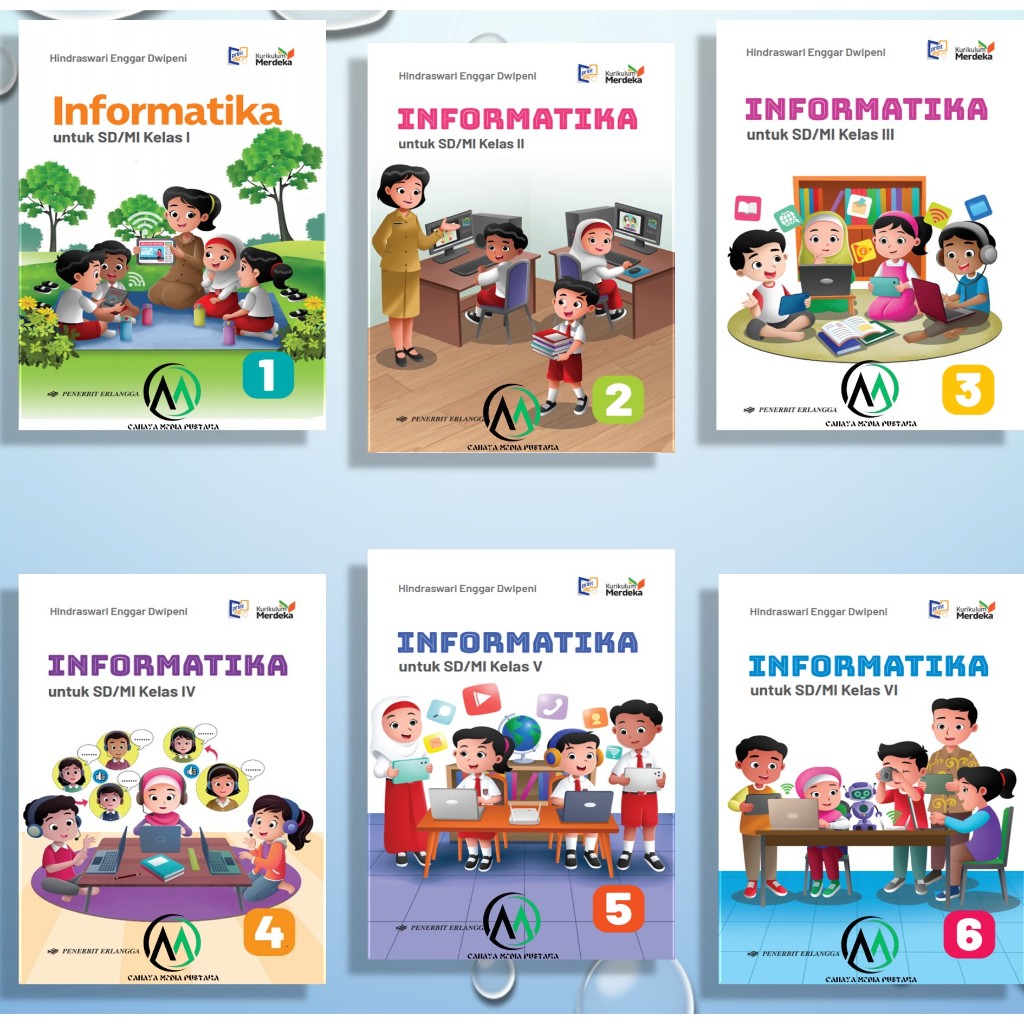 Jual [Penerbit Erlangga] Informatika Kelas 1, 2, 3, 4, 5 & 6 Kurikulum ...