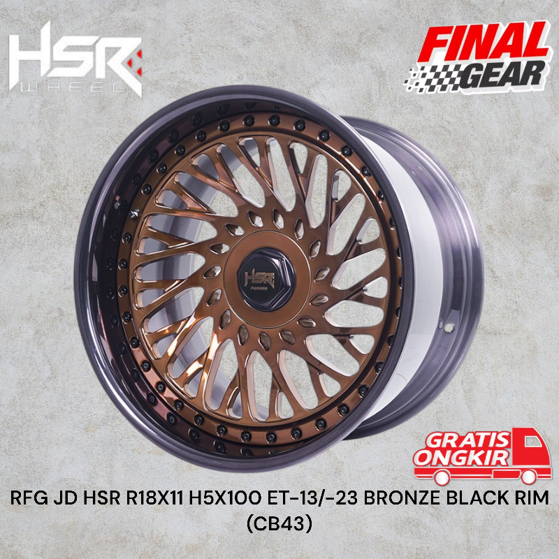 Jual velg hsr forged r18 untuk mobil subaru brz forester toyota ft86 ...