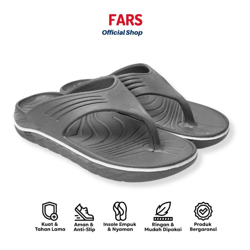 Jual Sendal Japit Karet Pria Dewasa Sandal Jepit Karet Eva Phylon Anti ...