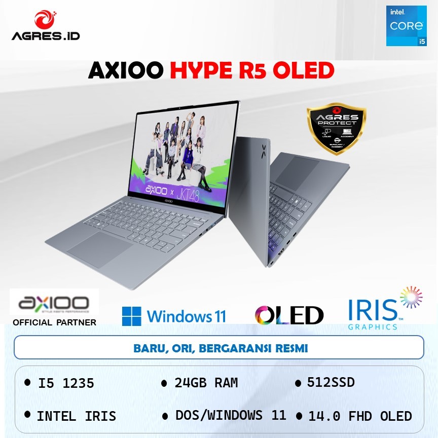 Jual AXIOO HYPE-R 5 OLED I5 1235 24GB 512GB W11 +OFFICE PERMANENT 14 ...
