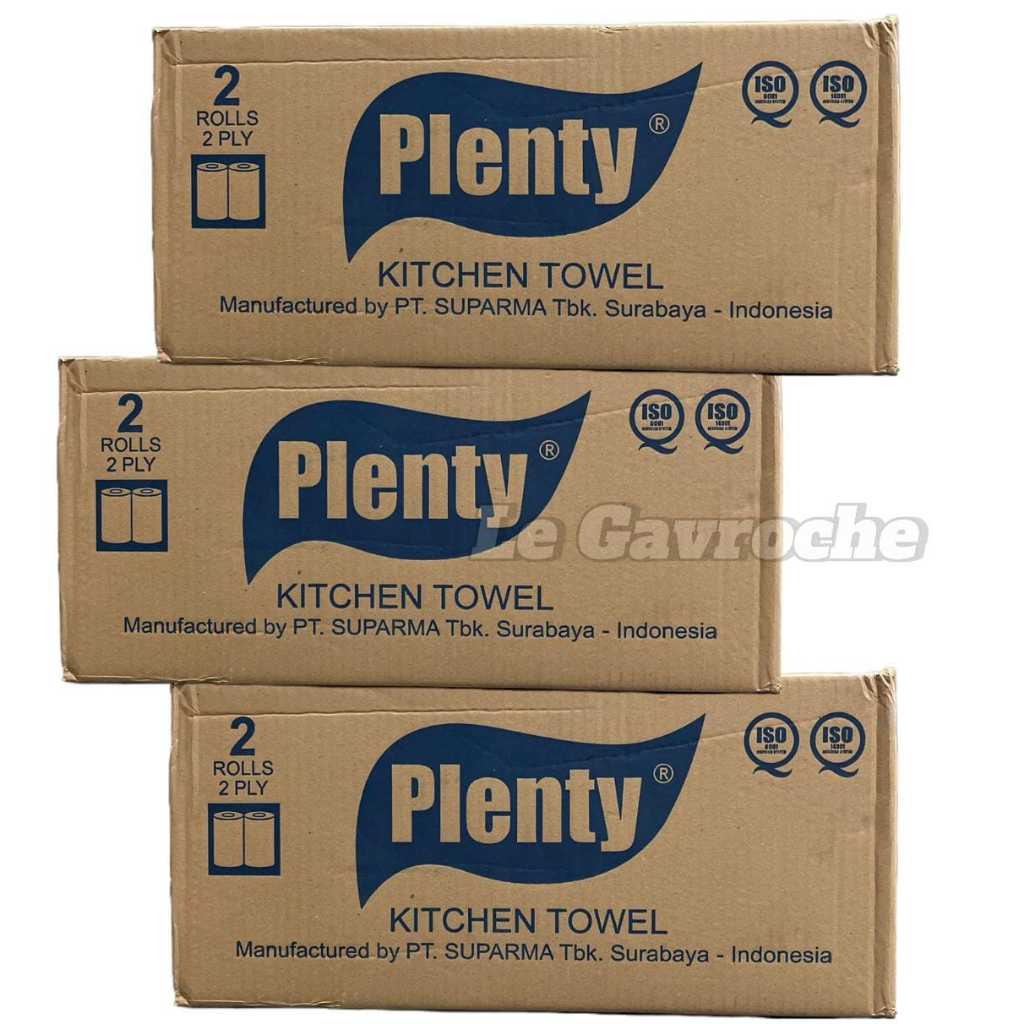 Jual Tissue Plenty Kitchen Towel Roll Tisu Dapur 1 Dus Isi 6 Pack ...