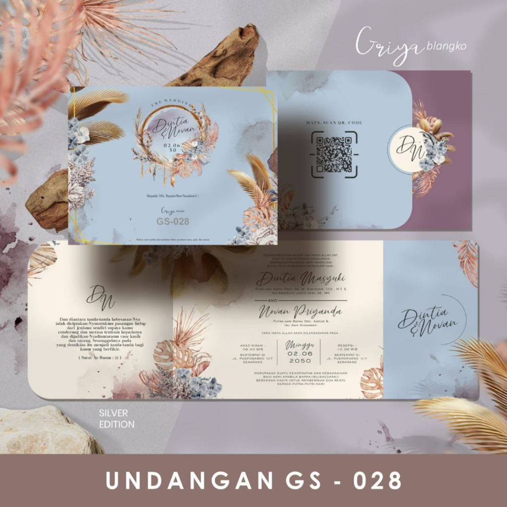 Jual Undangan Pernikahan Murah | Elegant | Bagus Cantik | GRATIS ...