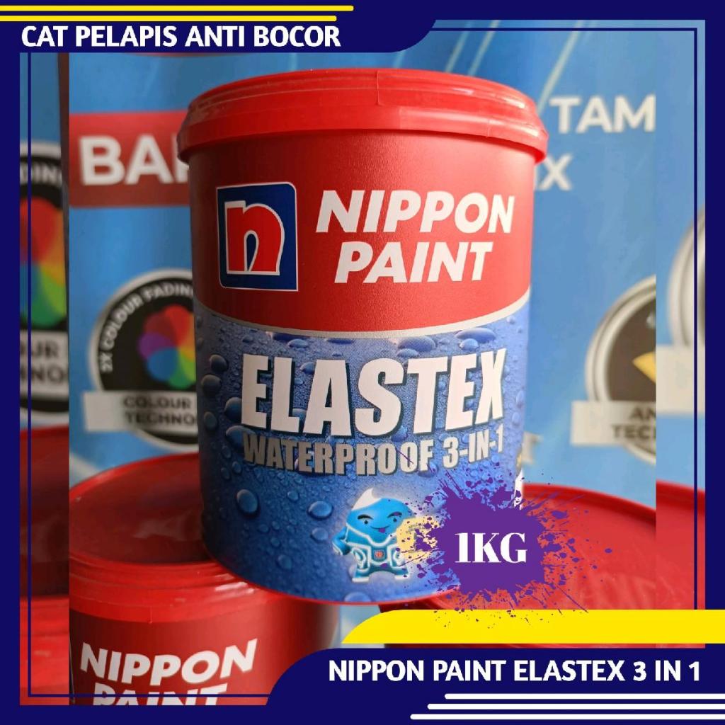 Jual cat tembok waterproof nippon paint elastex (anti bocor) CAT TEMBOK WATERPROOF NIPPON ...