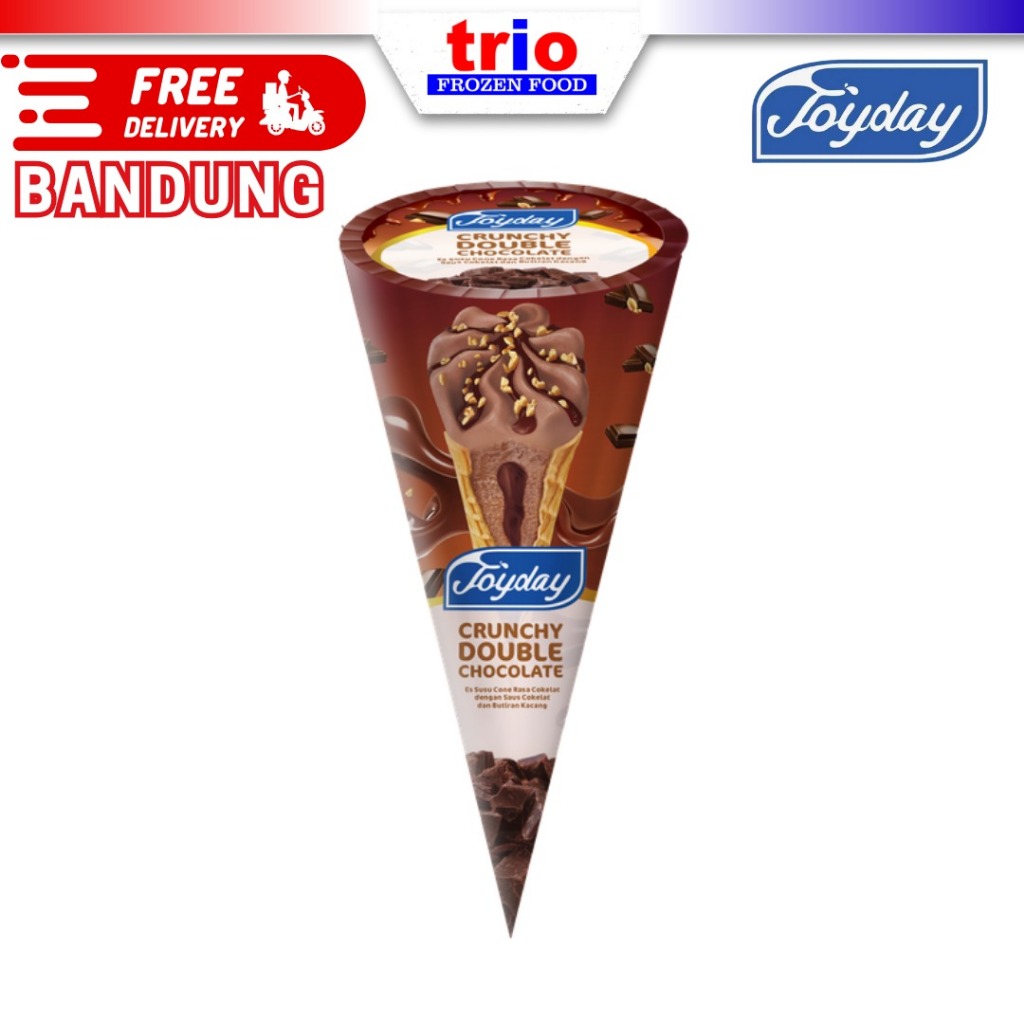Jual JOYDAY CRUNCHY DOUBLE CHOCOLATE ICE CREAM / ES KRIM | Shopee Indonesia