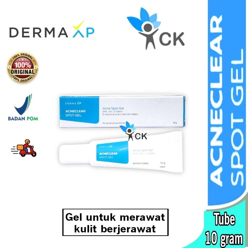 Jual DERMA XP ACNE SPOT GEL/ ACNECLEAR SPOT GEL for oily and acne prone ...