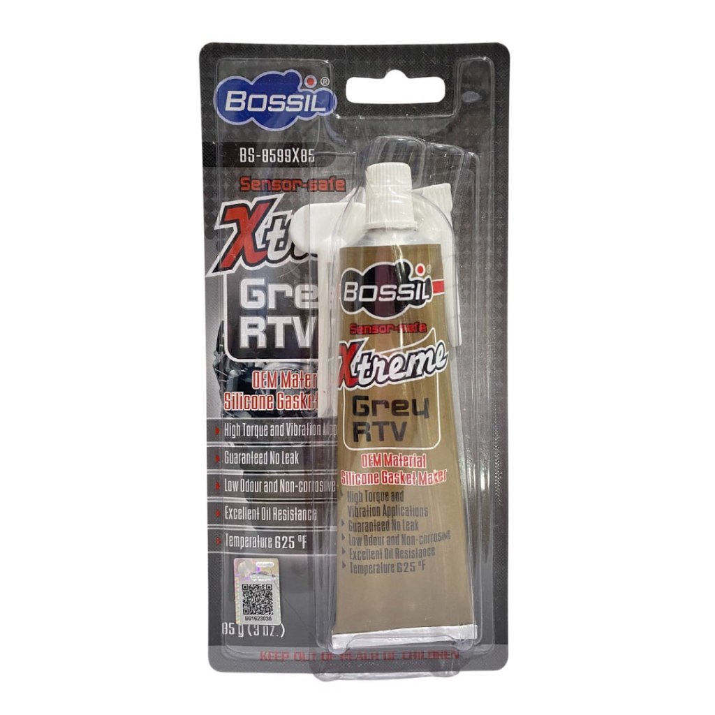 Jual Lem Bossil Xtreme warna grey (abu-abu) 85 gr (cocok untuk mesin ...