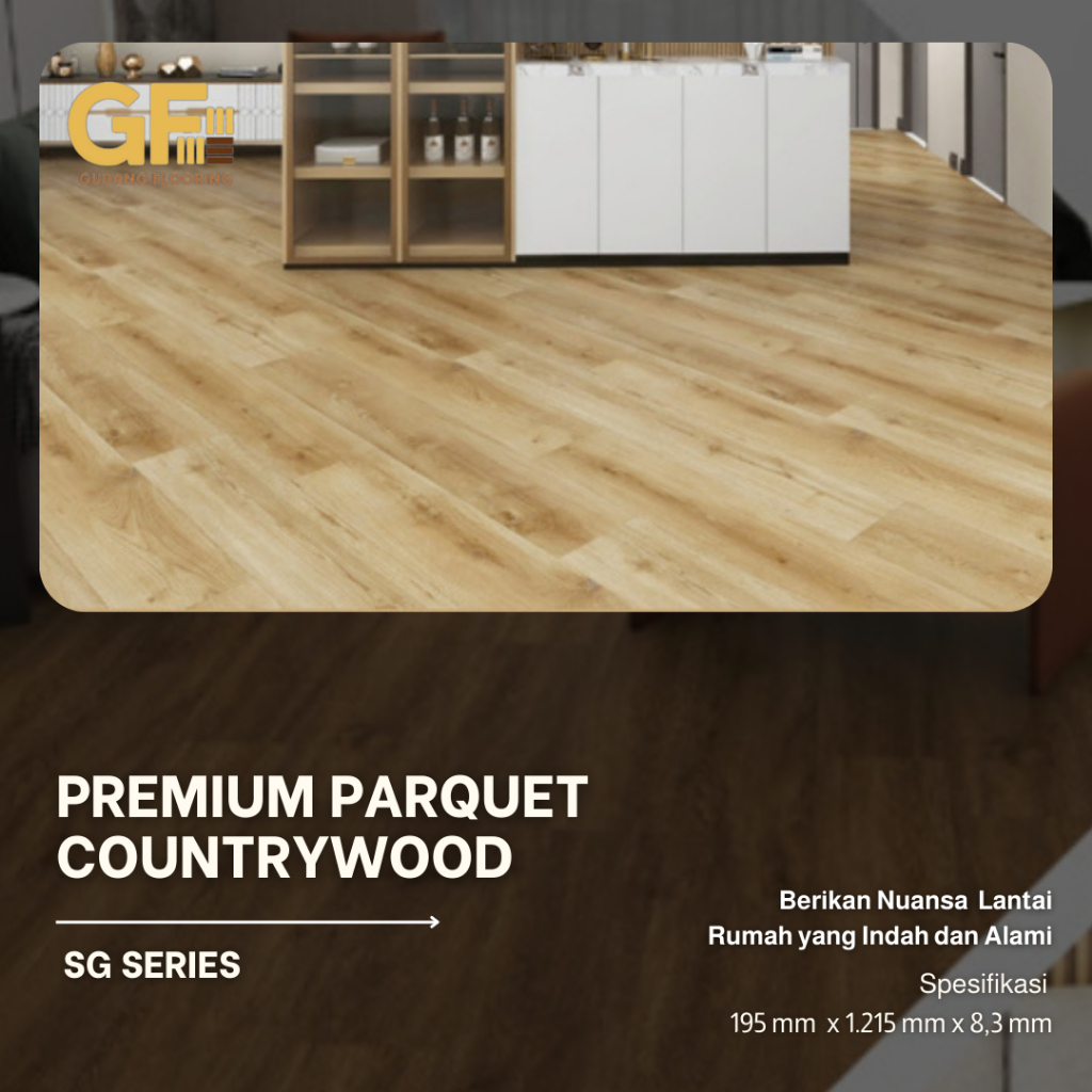Jual lantai kayu Laminate Countrywood 8,3 mm (parkit-parket-parquet ...