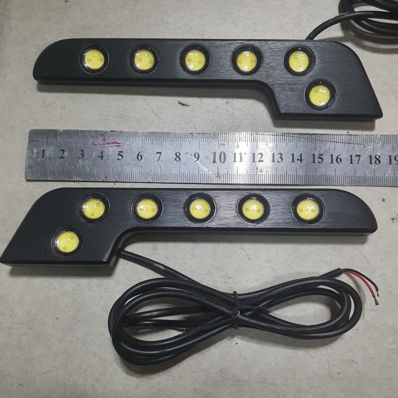 Jual Lampu LED DRL COB White Eagle Eyes L Model foglamp Mobil Motor ...