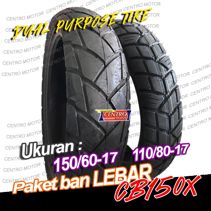 Jual Ban CB150X/XSR 155 tapak lebar.Ban dual purpose cocok untuk segala ...
