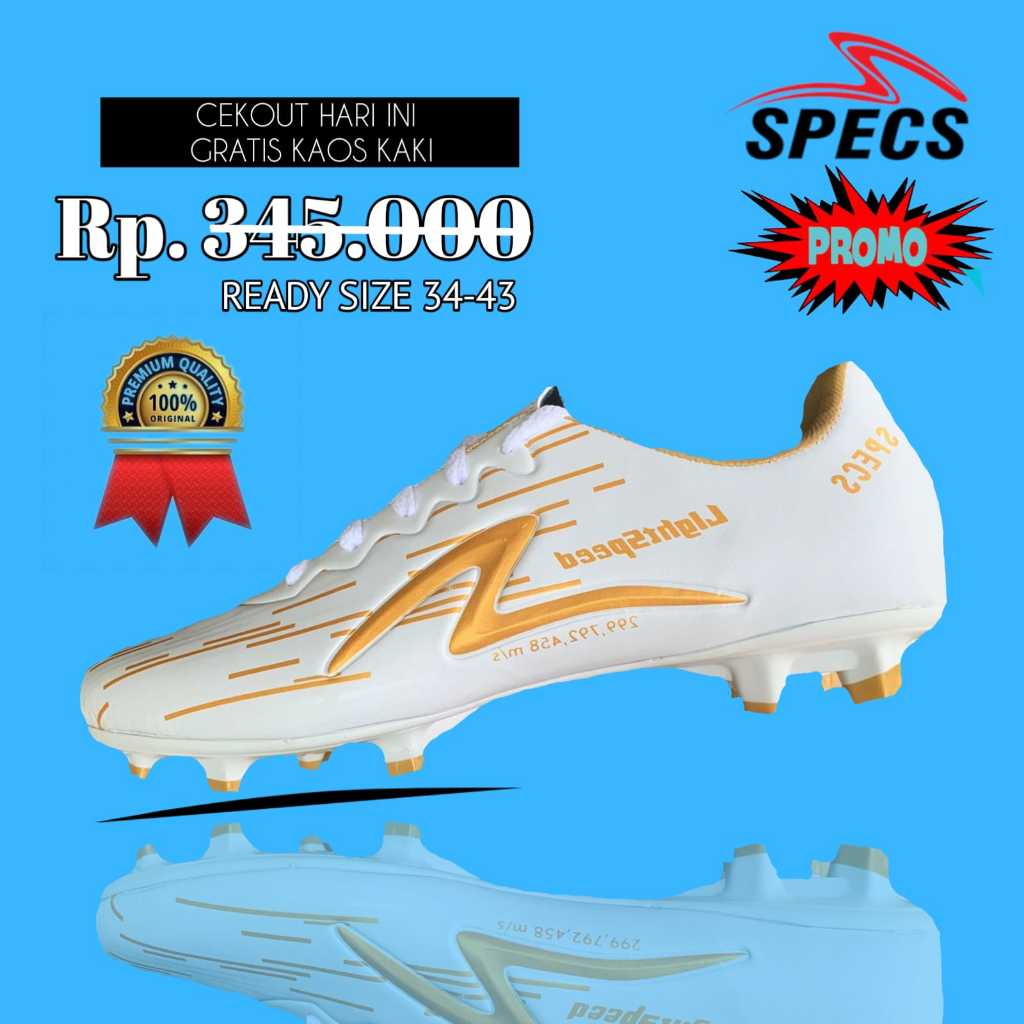 Jual Terbaru Sepatu Bola Specs LightSped Reborn Grade Original Cod ...