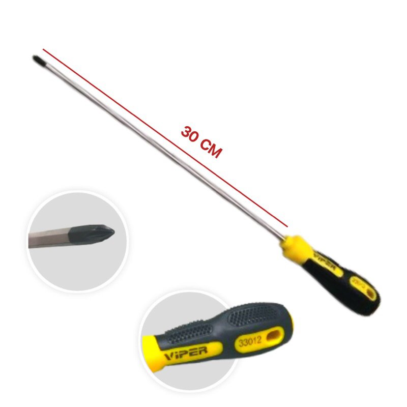 Jual Obeng Bunga Magnet 6 x 300 Panjang 30 cm | Shopee Indonesia