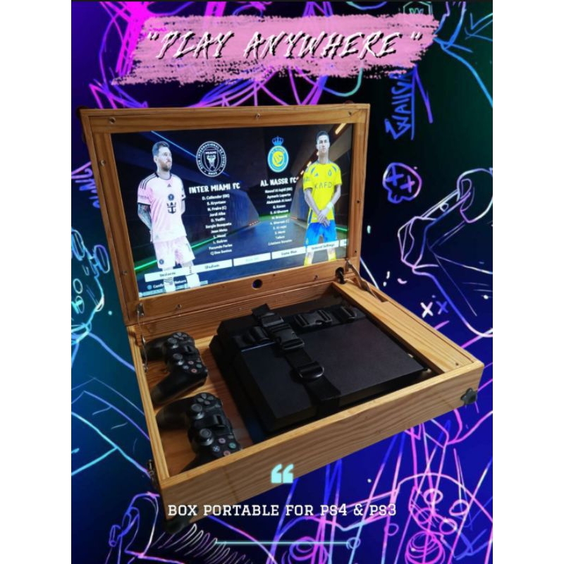Jual BOX PORTABLE FOR PS4 PS3 "PLAY ANYWHERE" | Shopee Indonesia