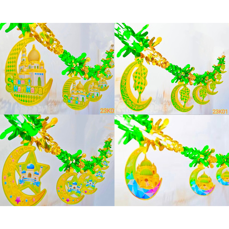 Jual GARLAND TARIK LEBARAN IDUL FITRI 2025 SLINGER HARI RAYA 2,8 METER ...