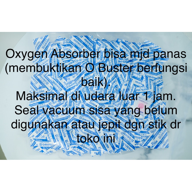Jual OBUSTER 30 CC PENGAWET MAKANAN OXYGEN ABSORBER O BUSTER PENYERAP ...