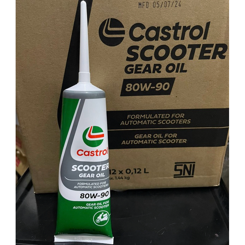 Jual (castrol oil ) oli gir oil gear castrol 80W/90 120ml | Shopee ...