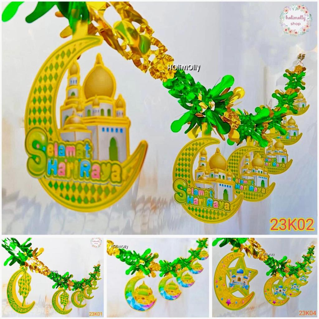Jual HM - [2,8 METER] GARLAND TARIK LEBARAN IDUL FITRI 2025 SLINGER HARI RAYA | Shopee Indonesia