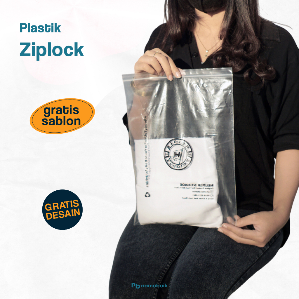 Jual Ziplock / Klip / Zip - Plastik Sablon Premium Tebal Gratis Desain ...