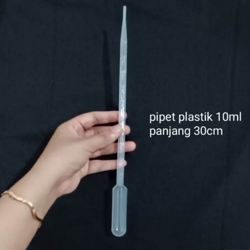 Jual Pipet Tetes Pakan 10ml 30cm Pipet Plastik Laboratorium | Shopee ...