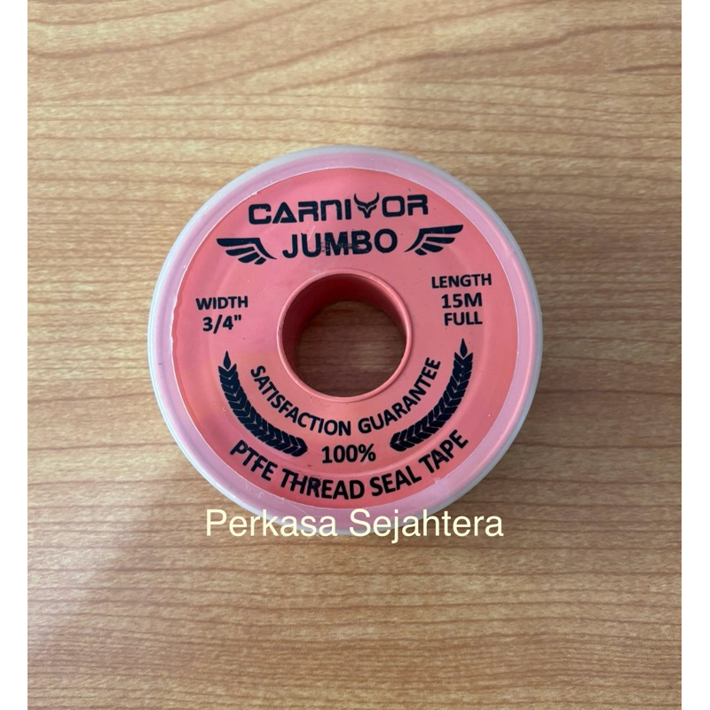 Jual Seal Tape Jumbo / Sealtape Besar 3/4 Inch 15mtr / Isolasi Pipa ...