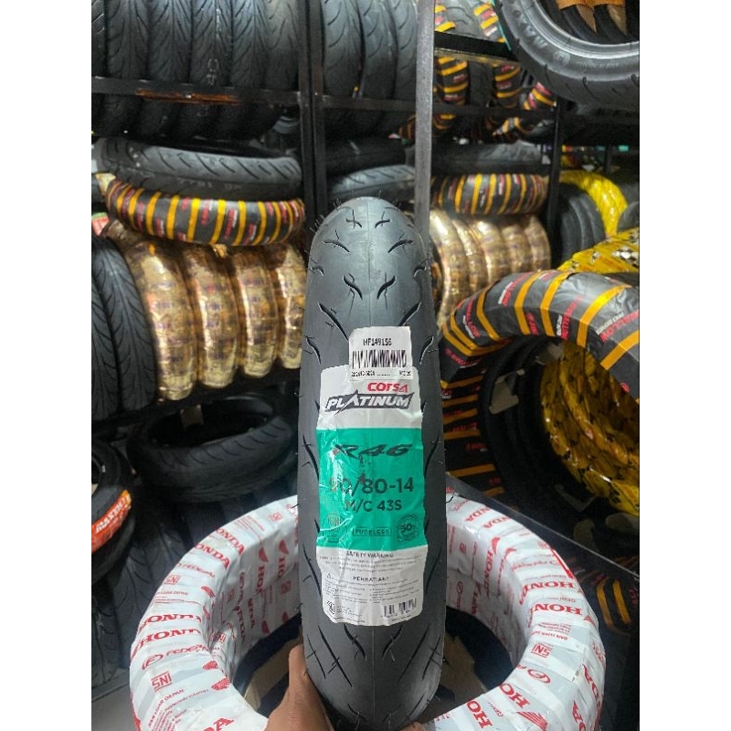 Jual BAN SOFTCOMPOUND CORSA R46 90/80-14 DONAT MATIC VARIO BEAT GENIO ...