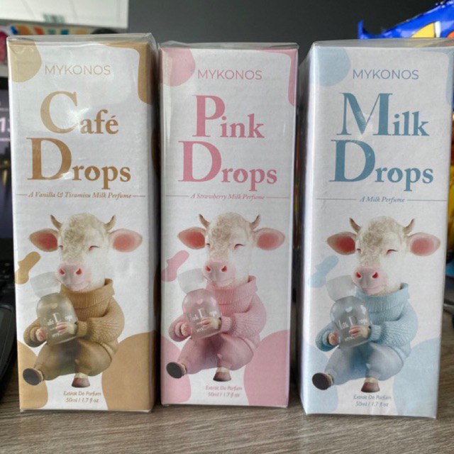 Jual Mykonos Pink Drops, Milk Drops, Cafe Drops 50ml | Shopee Indonesia