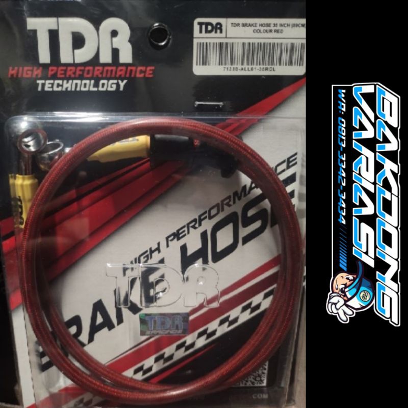 Jual Selang Rem TDR Racing High Season 35 inch 89cm / 30 inch 76cm / 24 inch 61cm Original TDR ...