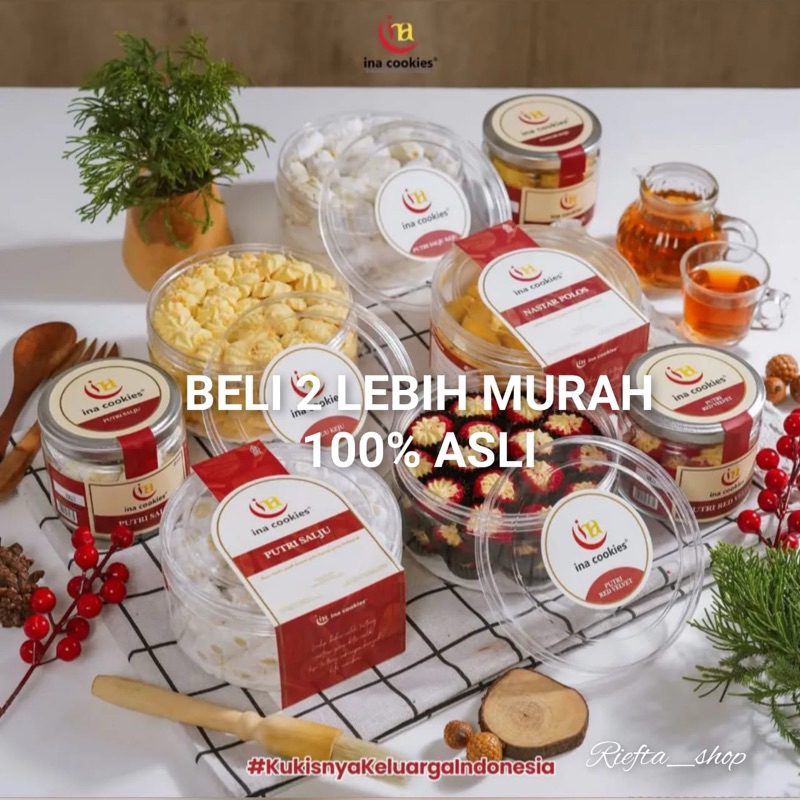 Jual INACOOKIES TOPLES REGULER NASTAR INA COOKIES KASTENGEL KUE LEBARAN ...