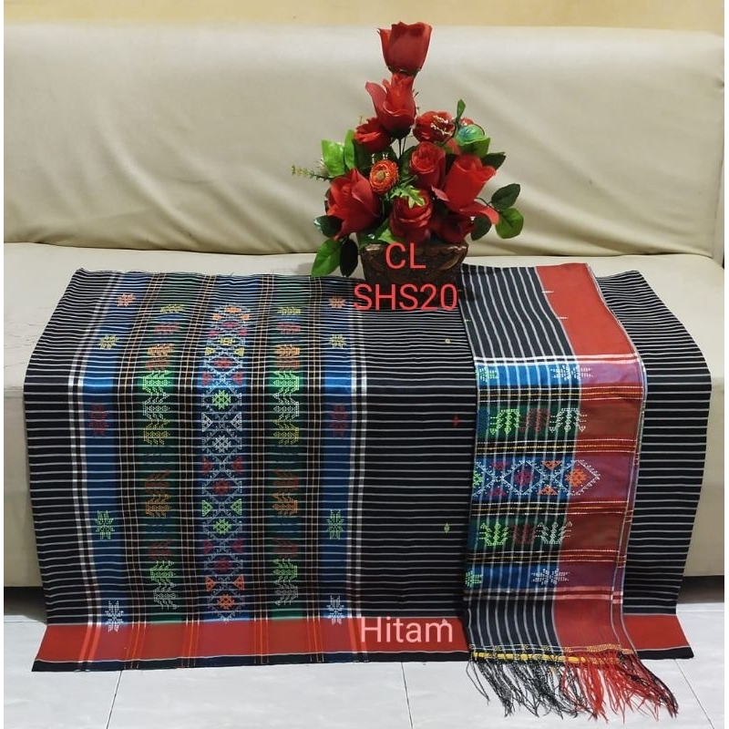 Jual Bahan sutra ragi hotang sarung + selendang tenunan siantar ...