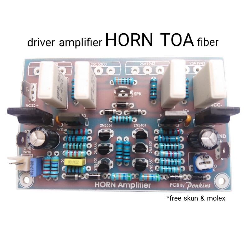 Jual kit Driver Amplifier HORN TOA pcb fiber | Shopee Indonesia