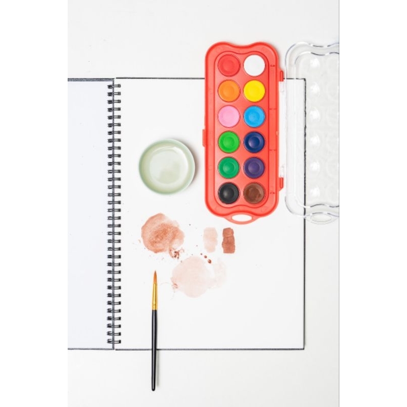 Jual Butterfly Watercolor Block Set | Cat Air Set 12C | Shopee Indonesia