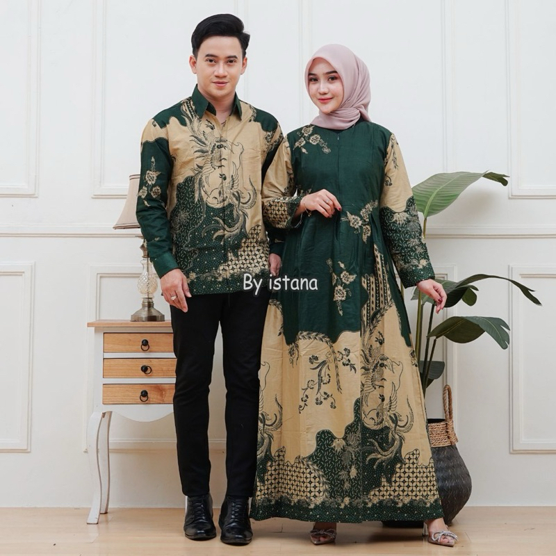 Jual Baju Batik Couple Pasangan Lebaran 2025 Couple Keluarga Batik ...