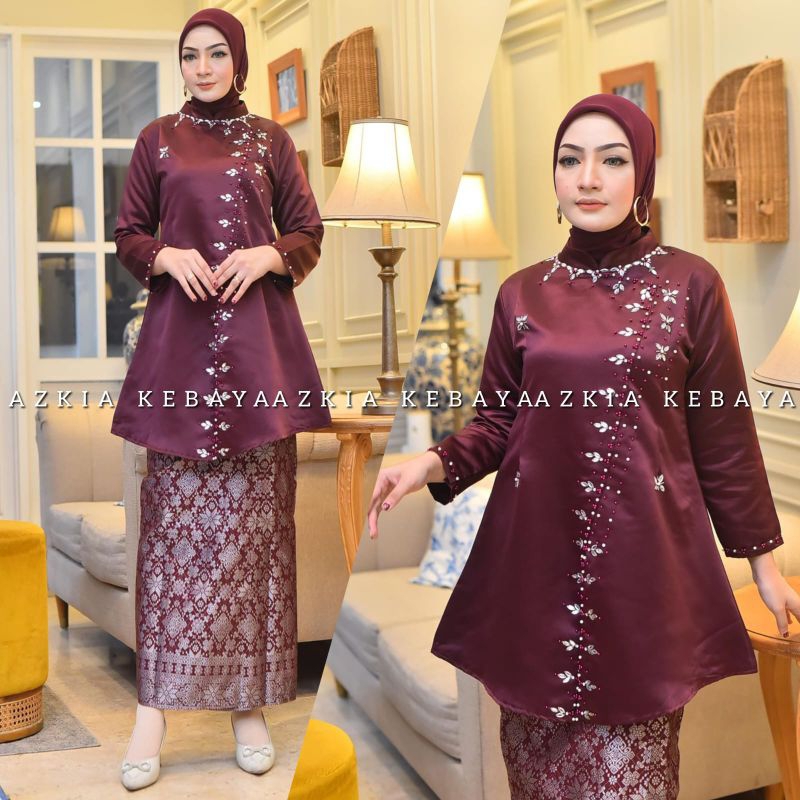 Jual Setelan Kebaya Kurung Melayu - Kebaya Modern Wisuda - Kebaya Pesta Pernikahan - Kebaya ...