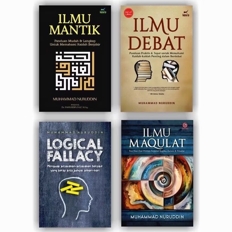 Jual Paket 4 Buku Muhammad Nuruddin Ilmu Mantik, Ilmu Debat, Logical ...
