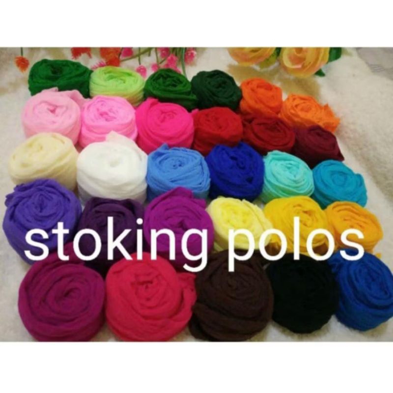Jual grosir kain stoking bahan bunga nylon stoking flowers stoking ...